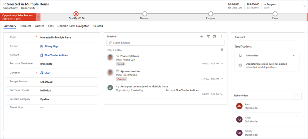 Dynamics 365 for Sales - Pioneers IT